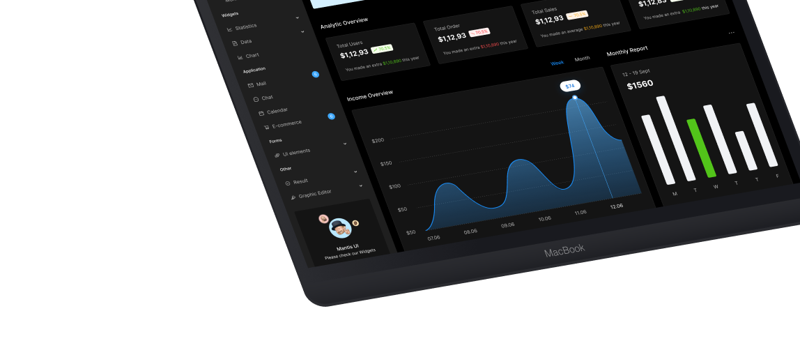 Mantis React Admin Dashboard